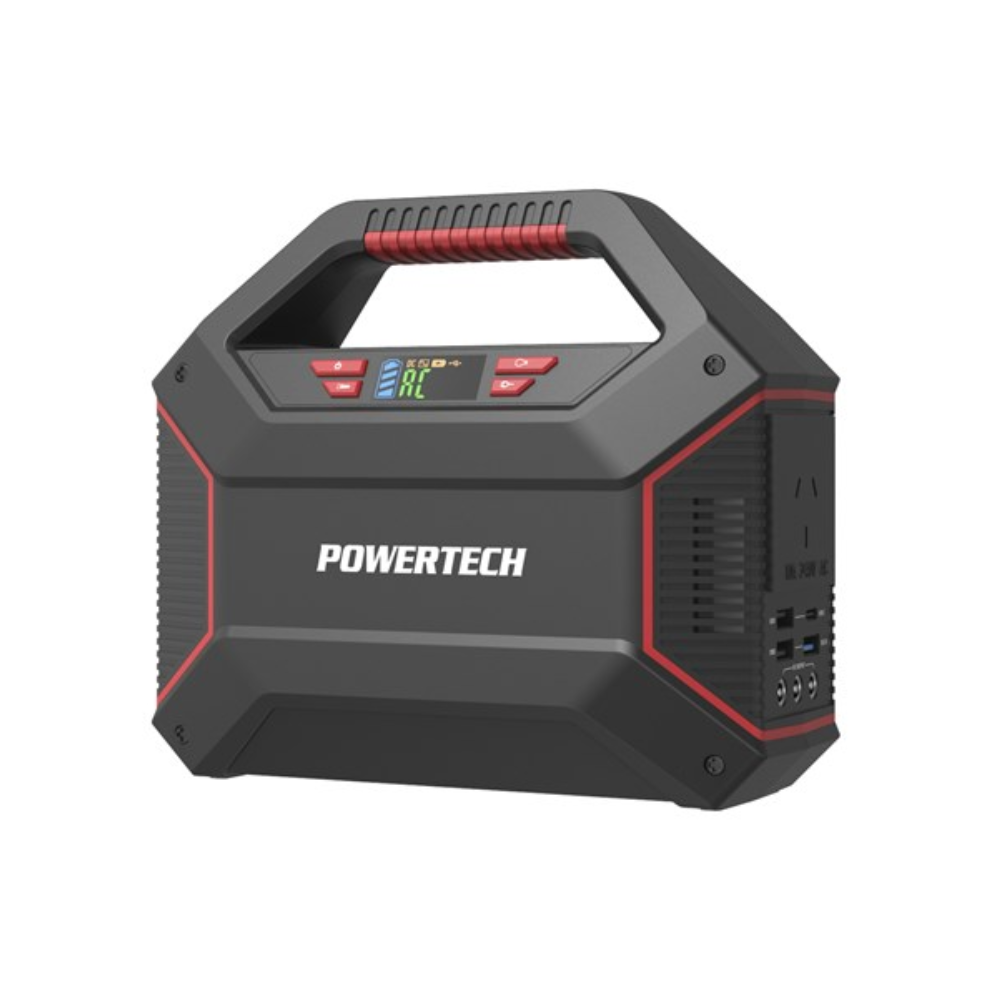 Powertech Portable 155W Power Centre with 100W Inverter and Digital Di ...