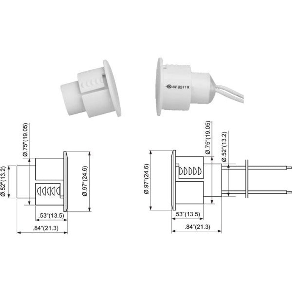 Reed Switches - Magnetic for security burglar alarm systems - AWLNZ ...