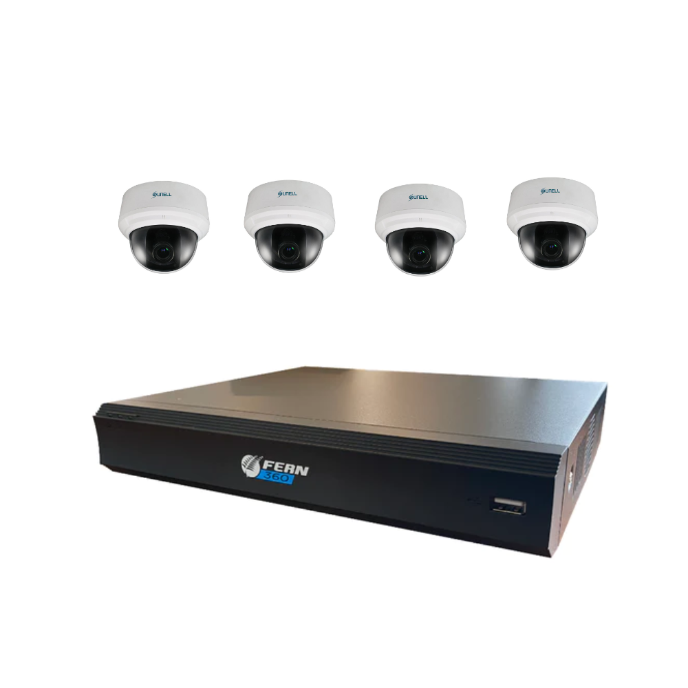 Surveillance Kit 4 - OEM Dahua 8ch NVR 2TB with 4x Sunell Vanda Dome C ...