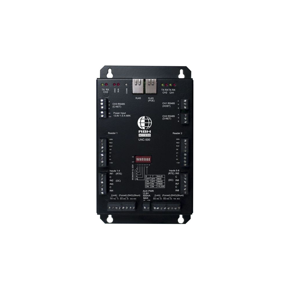 UNC-500 - RBH 2-door TCP/IP controller for Axiom systems with optional ...
