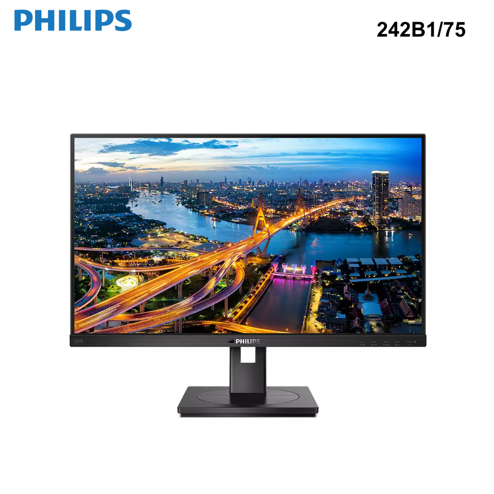 Philips 241B8QJEB/75 24" Full HD Business Monitor, IPS Panel, 1920x1080 ...