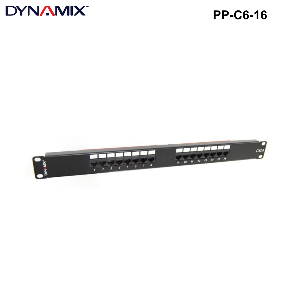 PP-C5E- - 19'' Cat6 UTP Patch Panels - 12, 16, 24 and 48 Way - AWLNZ ...