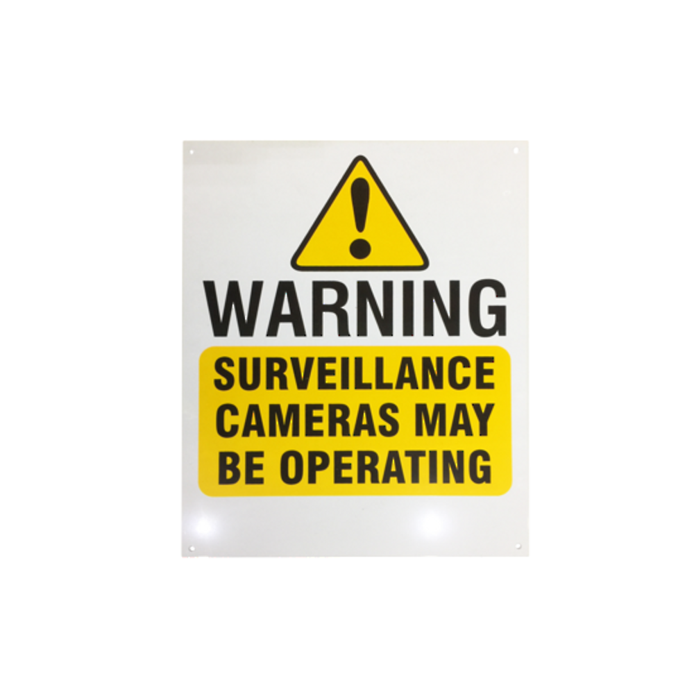 CCTV SIGN-L - Large Video Warning Sign | Essential Security Supplies