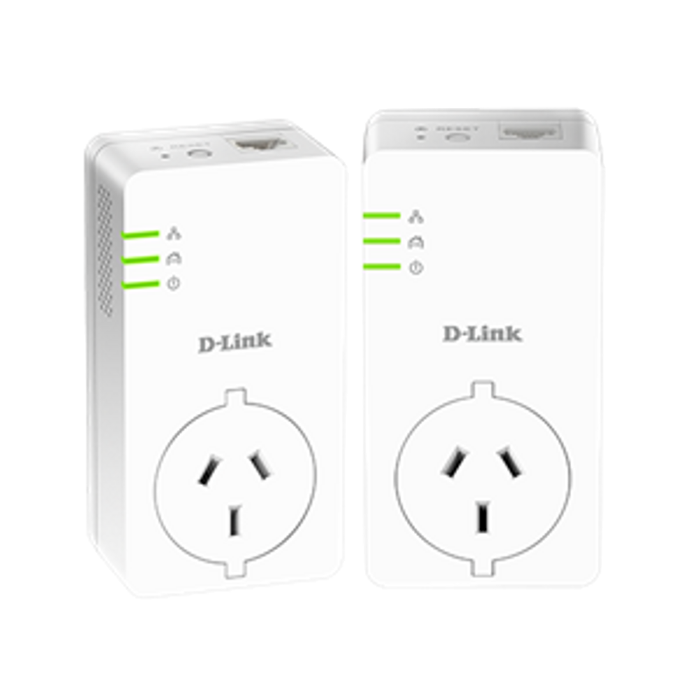 D-Link DHP-P601AV Powerline AV2 1000 Gigabit Passthrough Kit - AWLNZ ...