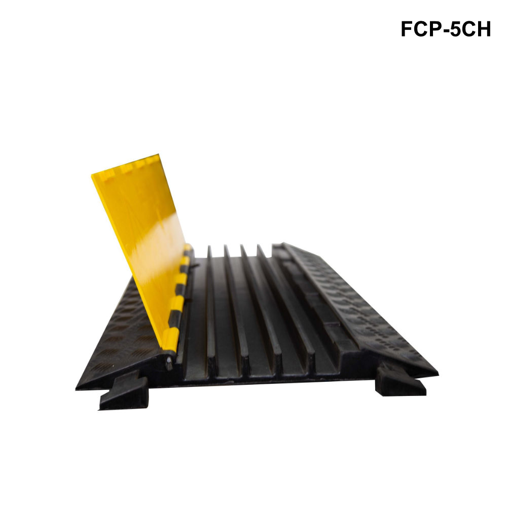 FCP-5CH-910- -Channel Floor Cable Protector, Heavy Duty with Installat ...