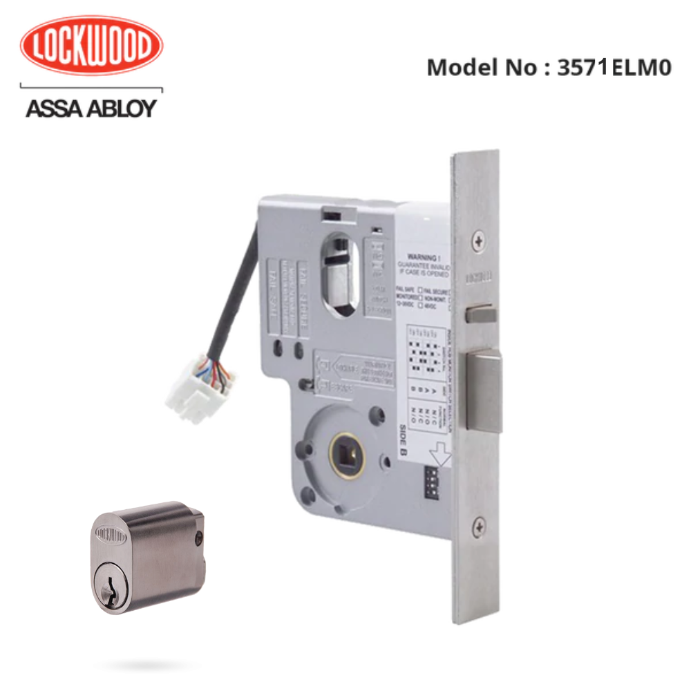 L3570ELM1SC - Lockwood - Multi Function Mortice Lock and Cylinder ...