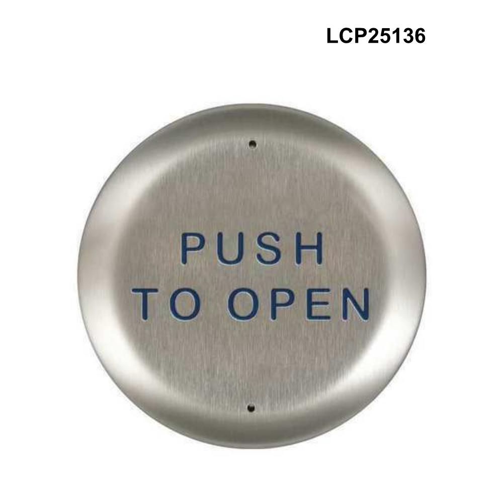 LCP25136 - Logo Push Plate Actuator - Request Exit Button | Essential ...