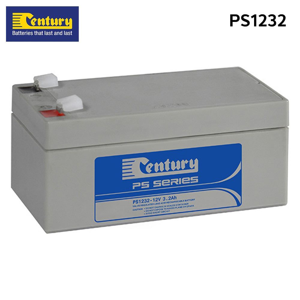 PS1232 - Century PS Series 12VDC 3.2Ah Alarm Battery | Essential ...