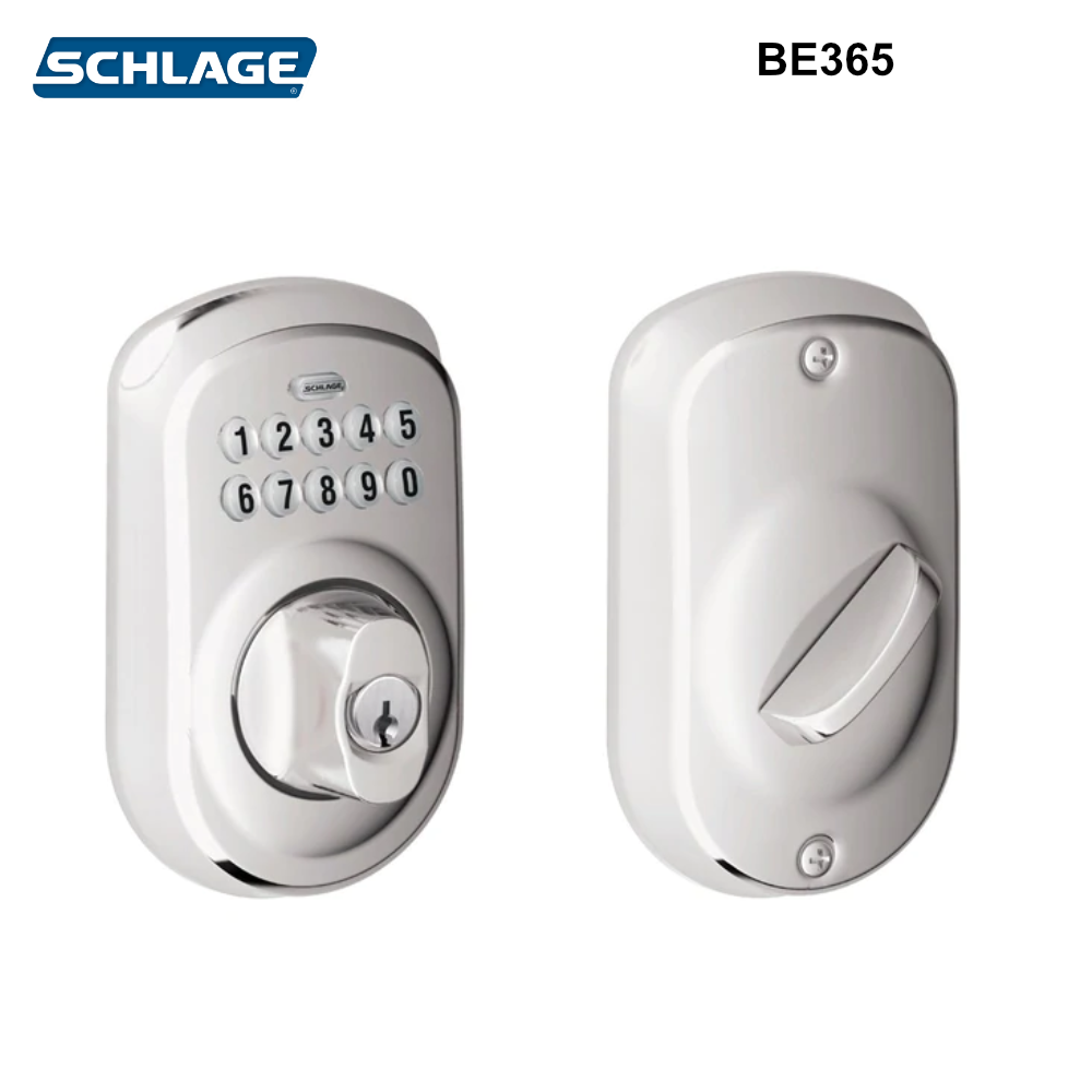BE365 - Schlage Plymouth SCP Keypad Deadbolt - Alliance Wholesale ...