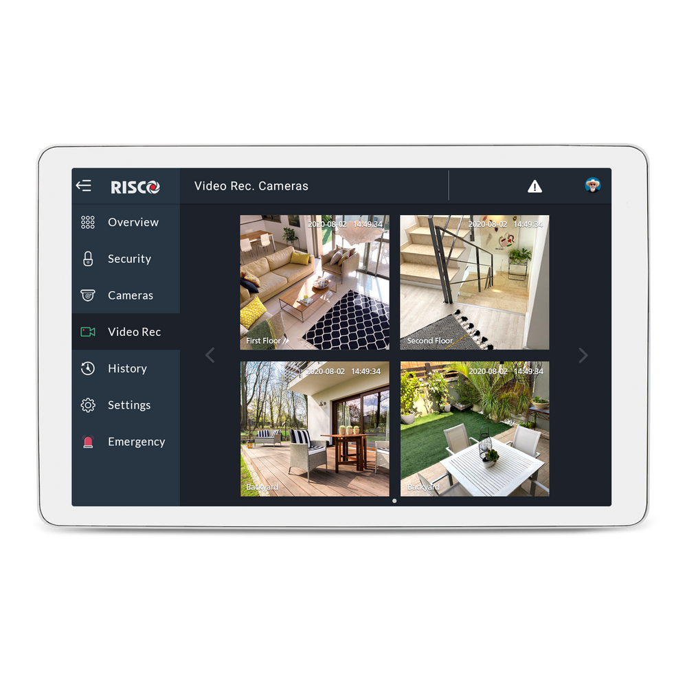RP432KPT000A - Risco - RisControl IPS high resolution 8” touchscreen ...