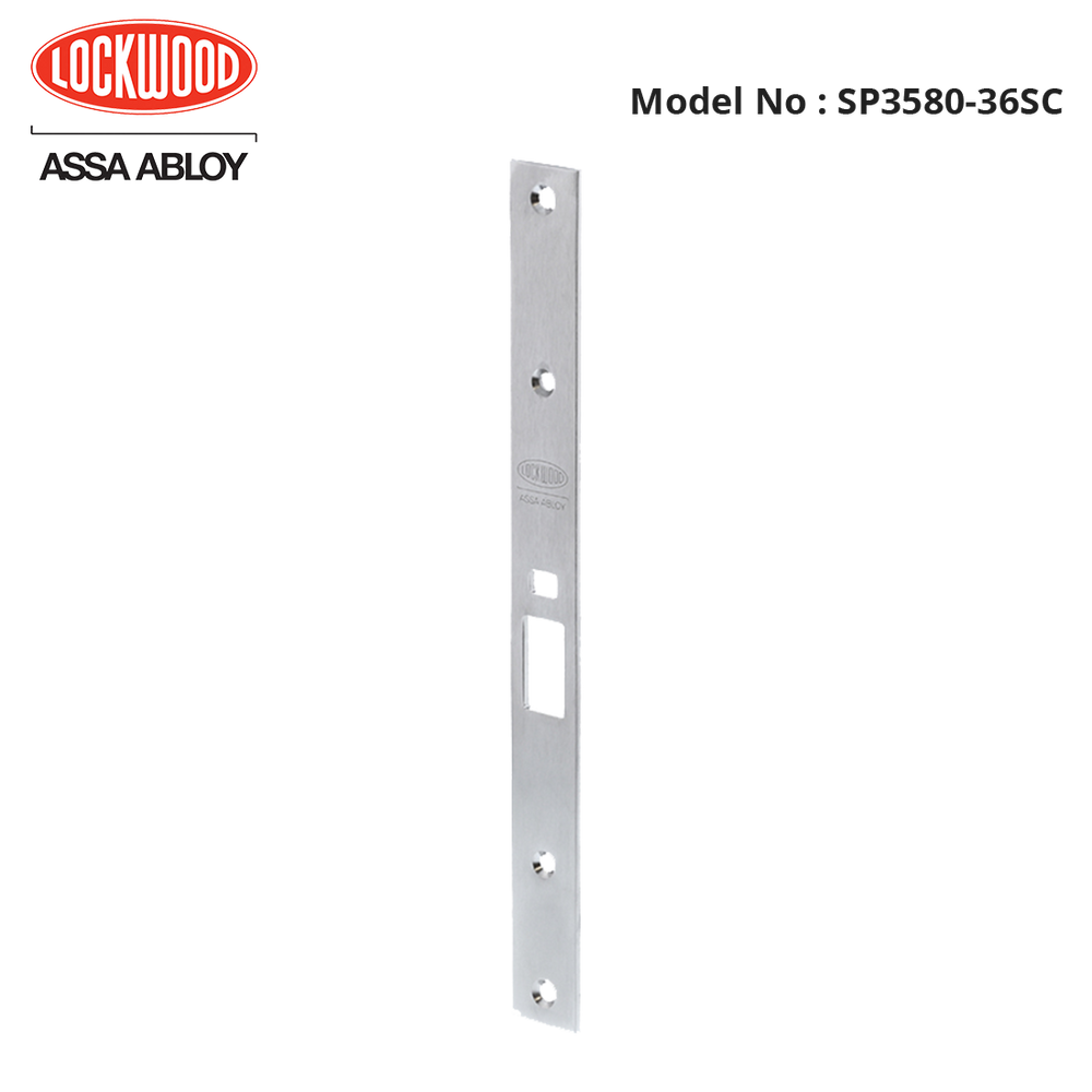 SP3580-36SC - Lockwood - Long Faceplate for Timber Doors | Essential ...